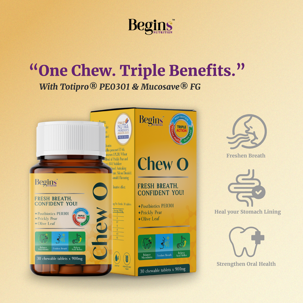 Chew O | Chewable Supplement for Acid Reflux & Bad Breath – Begins ...